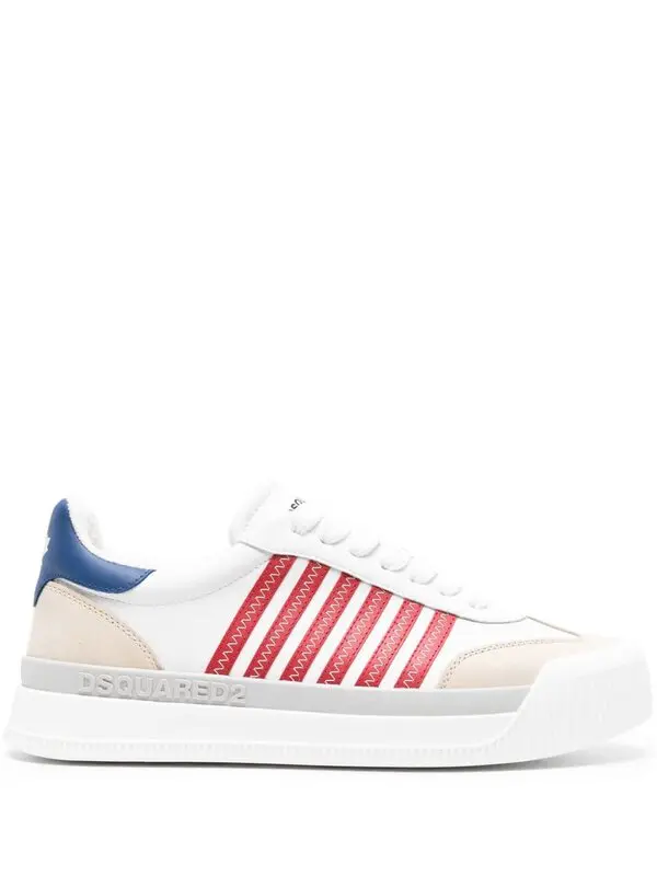 Dsquared2 Leather Jersey Sneakers