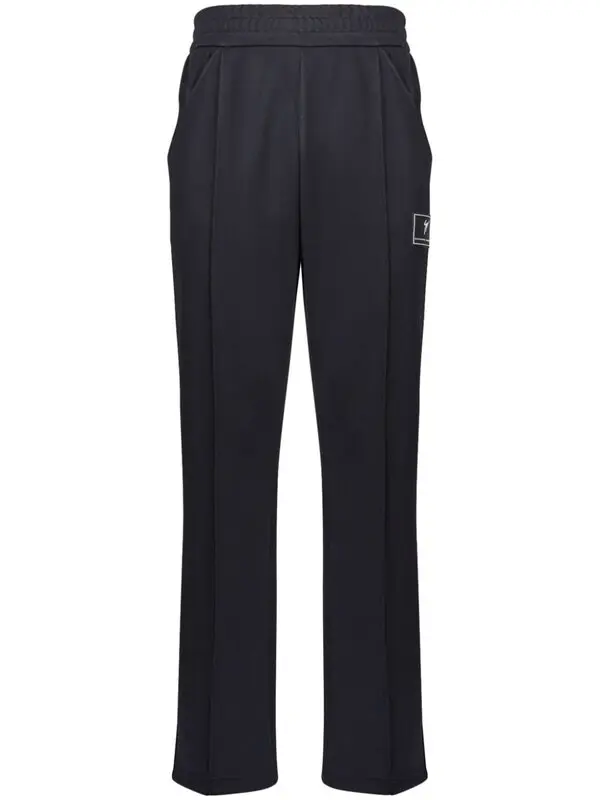 GIUSEPPE ZANOTTI Logo-patch Straight-leg Track Pants