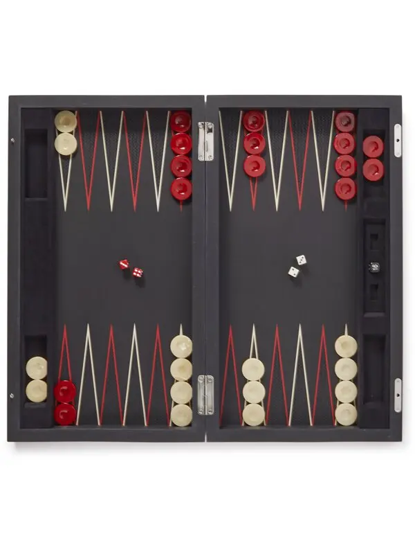 Chopard Classic Racing Wood And Carbon Fibre Backgammon Set