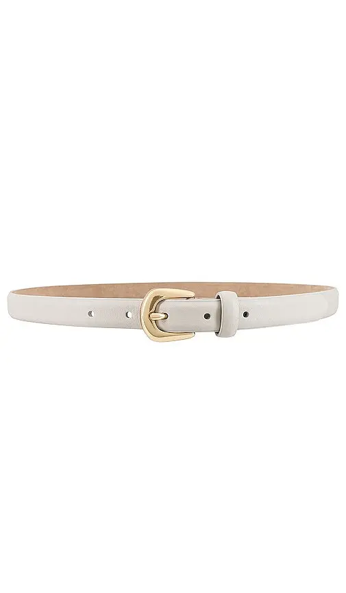 B-low The Belt Kennedy Mini Leather Belt - Bone & Gold