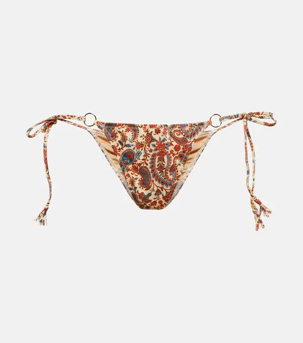 BANANHOT India Paisley Print Bikini Bottom - Multicoloured