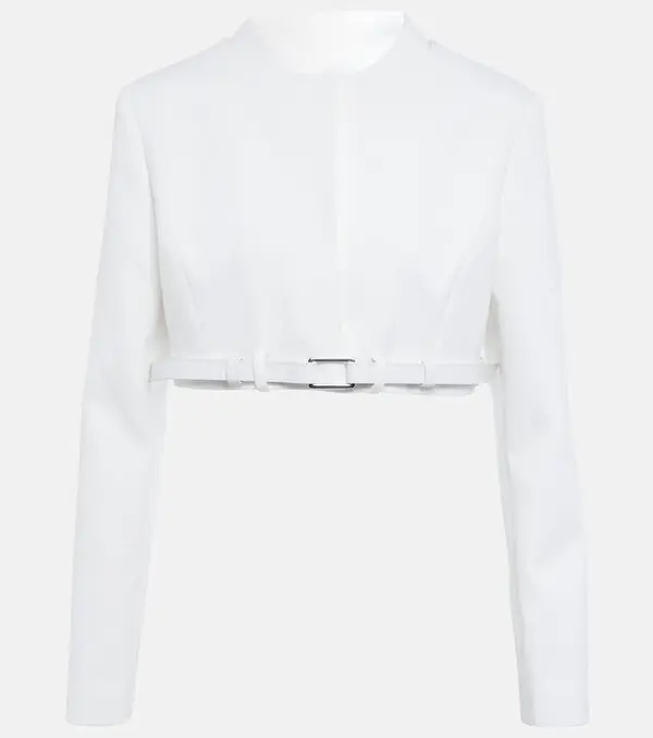Coperni Trompe L'oeil Cropped Jacket