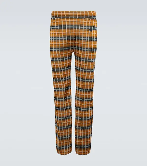 WALES BONNER Samuel Checked Track Pants - Multicoloured