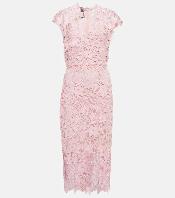 fall 2025 dresses Jolie Midi Dress by ML Monique Lhuillier main image 1