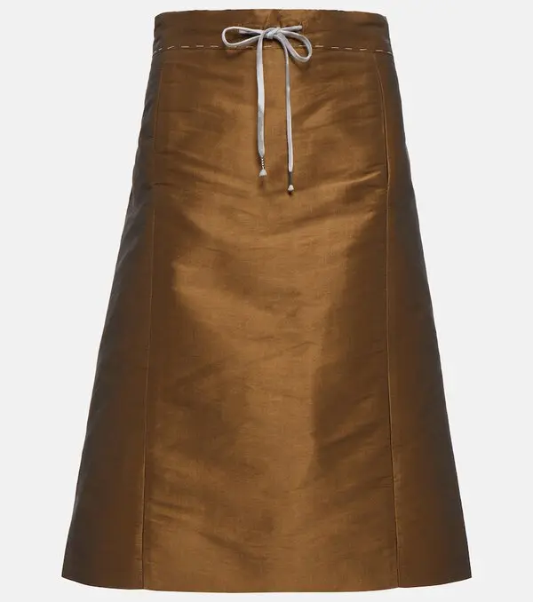 MAISON MARGIELA A-line Midi Skirt - Black