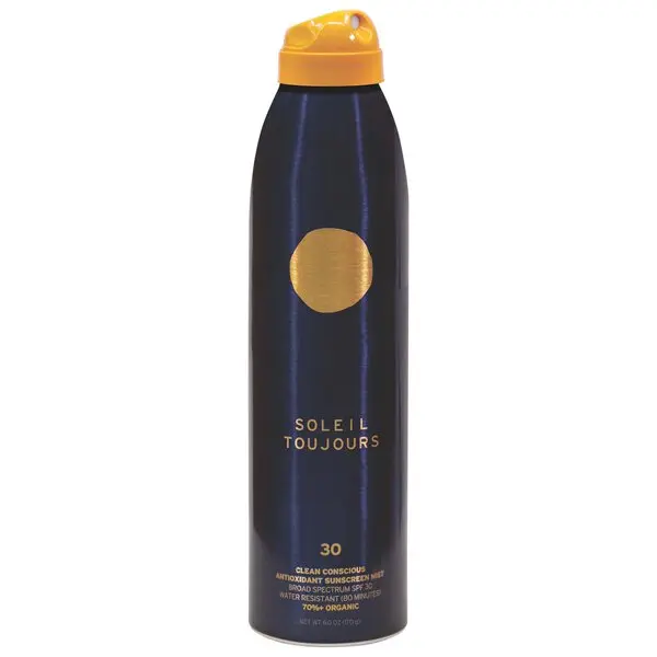 SOLEIL TOUJOURS Clean Conscious Body Sunscreen Mist With Vitamin C Spf 30-50