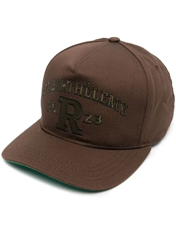 Rhude Logo-patch Baseball Cap - Brown