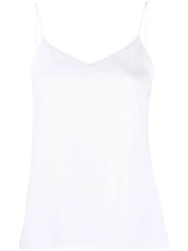 Fabiana Filippi Spaghetti-straps Top - White