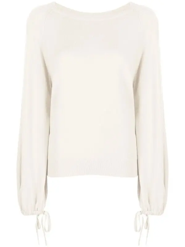 Pringle Of Scotland Round Neck Cashmere Jumper - White