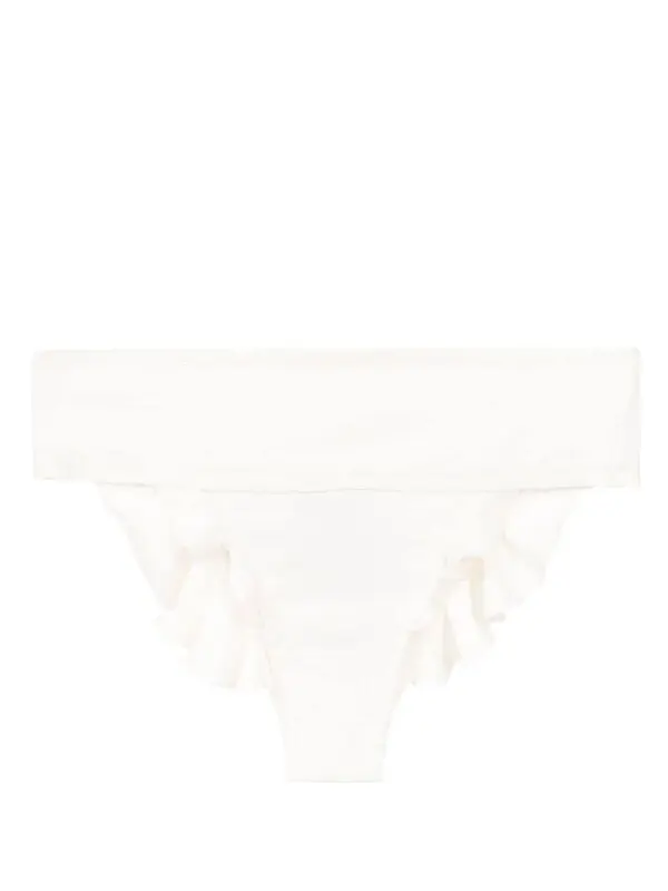 CLUBE BOSSA Jasper High-waist Bikini Bottoms - White
