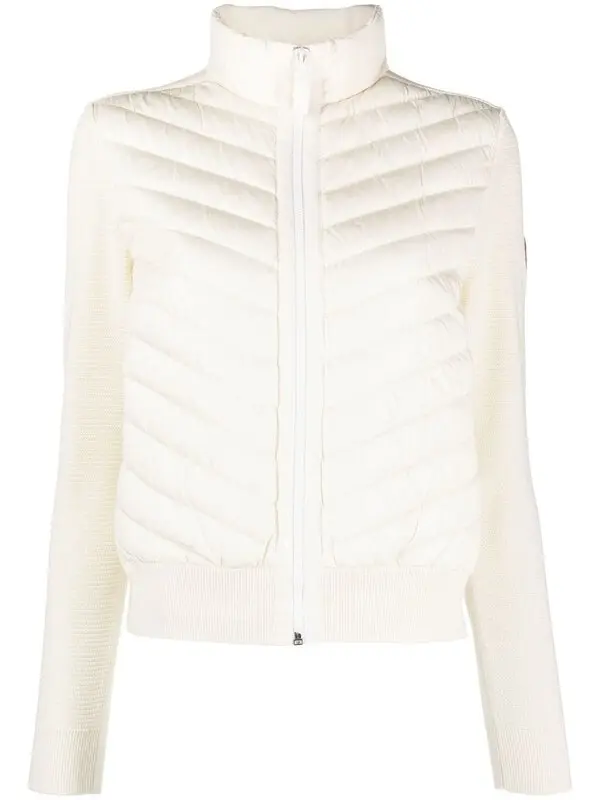 Canada Goose Quilted Knit Jacket - White