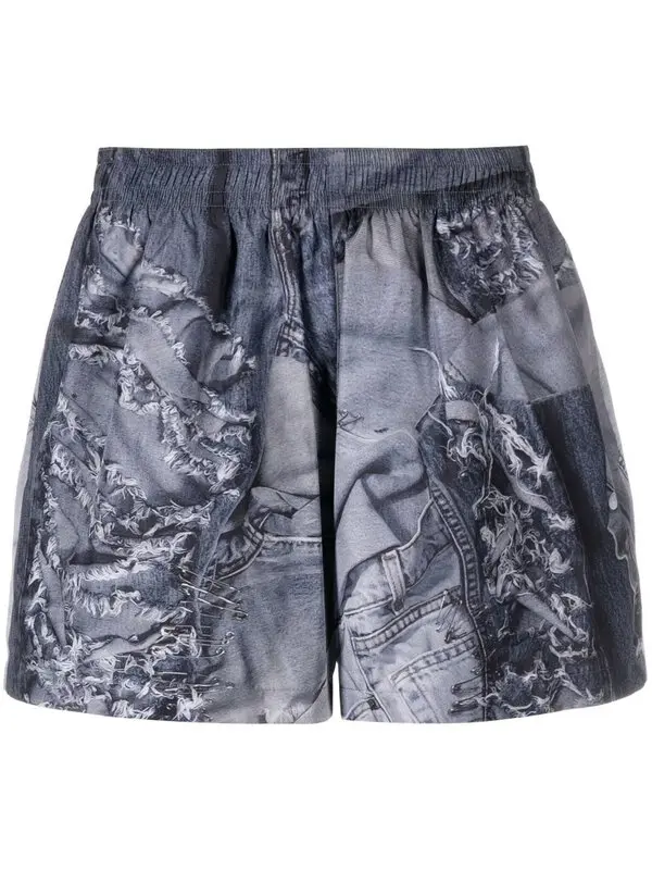 Natasha Zinko Print Swim Shorts