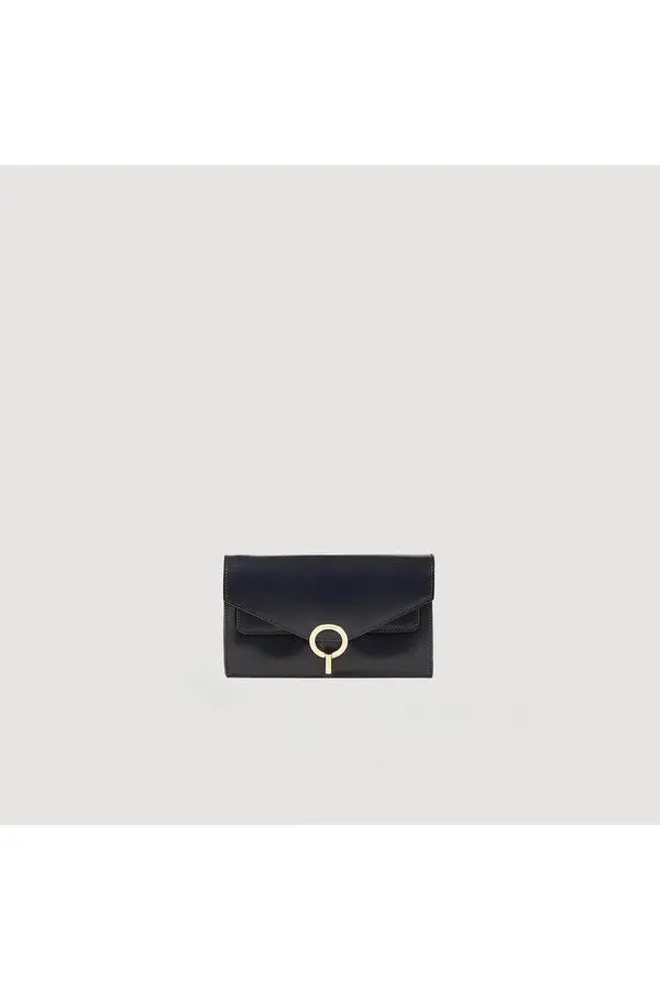 Sandro Yza Pocket Clutch Bag - Black