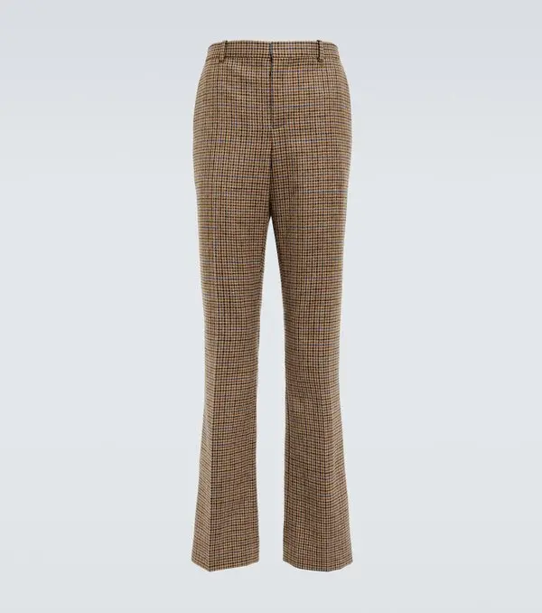 Loewe X Howl's Moving Castle Checked Wool Pants