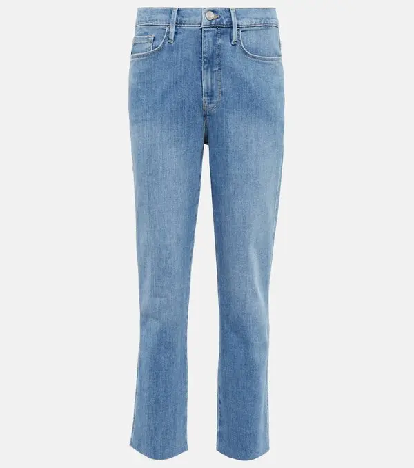 FRAME Le Sylvie Cropped Straight-leg Jeans