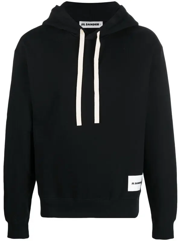 JIL SANDER Logo-patch Drawstring Hoodie