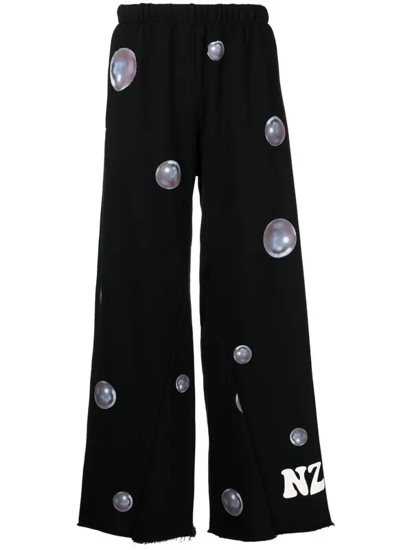 Natasha Zinko Dreamin' Wide Leg Track Pants