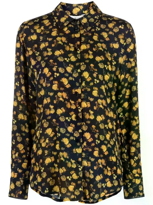 Tommy Hilfiger Floral Print Shirt - Blue