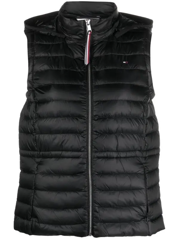 Tommy Hilfiger Zip-up Gilet - Black
