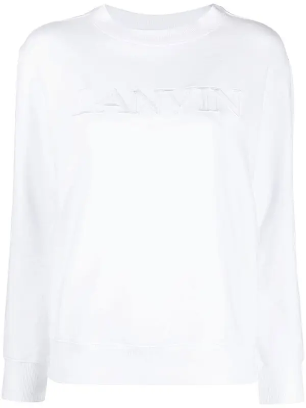 LANVIN Logo-patch Crewneck Sweatshirt