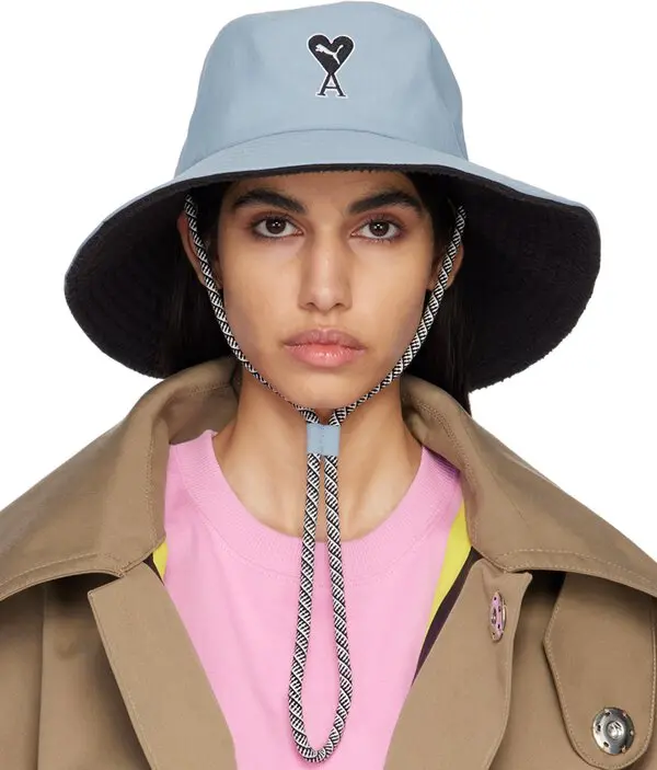 Ami Blue Puma Edition Bucket Hat - 02 Faded Denim | Editorialist