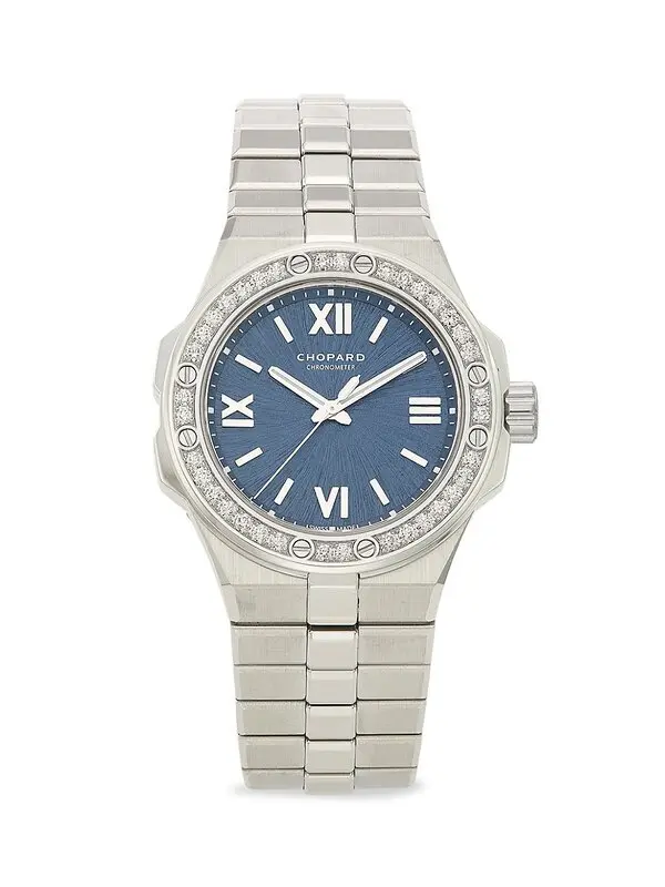 Chopard Alpine Eagle Diamond & Stainless Bracelet Watch - Steel | Editorialist