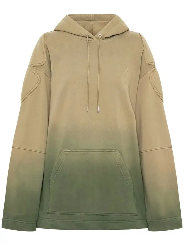 DION LEE Ombré Padded Hoodie