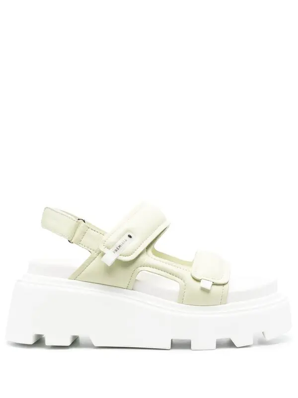 Premiata Chunky-sole Sandals - Green