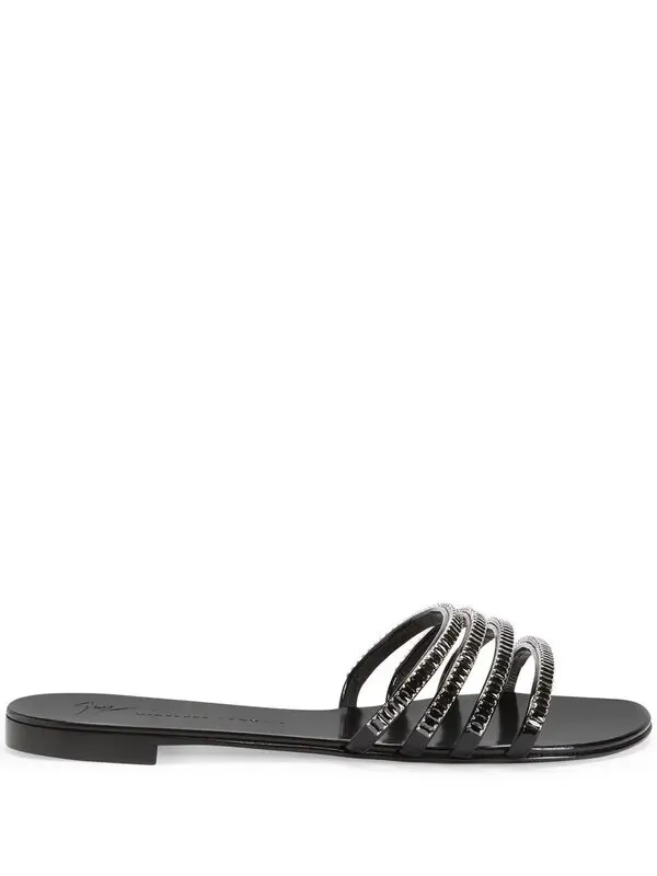 GIUSEPPE ZANOTTI Iride Crystal-embellished Sandals