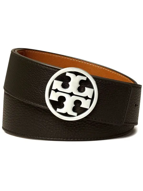 Tory Burch Miller Reversible Leather Belt - Neutrals