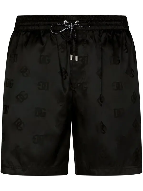 Dolce & Gabbana Dg Monogram Jacquard Swim Shorts