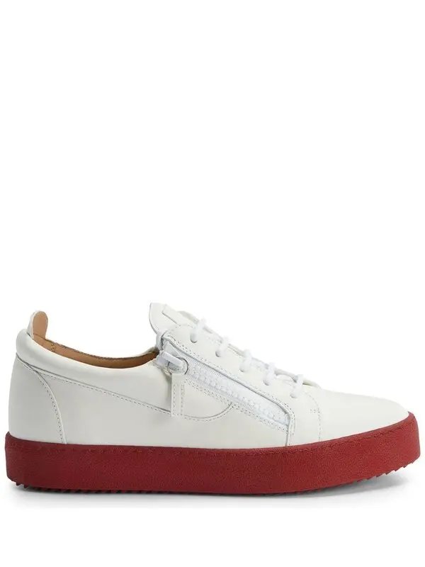 GIUSEPPE ZANOTTI Frankie Leather Low-top Sneakers