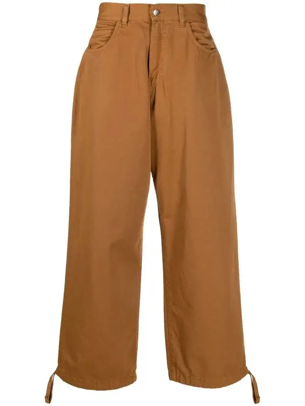 SOCIETE ANONYME Logo-print Wide-leg Trousers