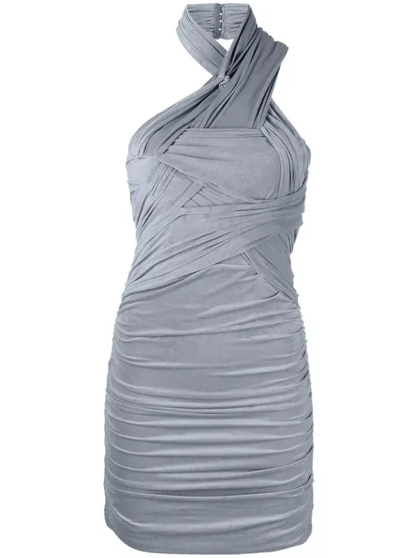 Alexander Wang Ruched Halterneck Minidress