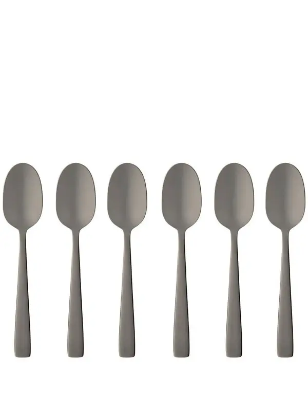 Dolce & Gabbana Logo-engraved Coffee Spoons - Black