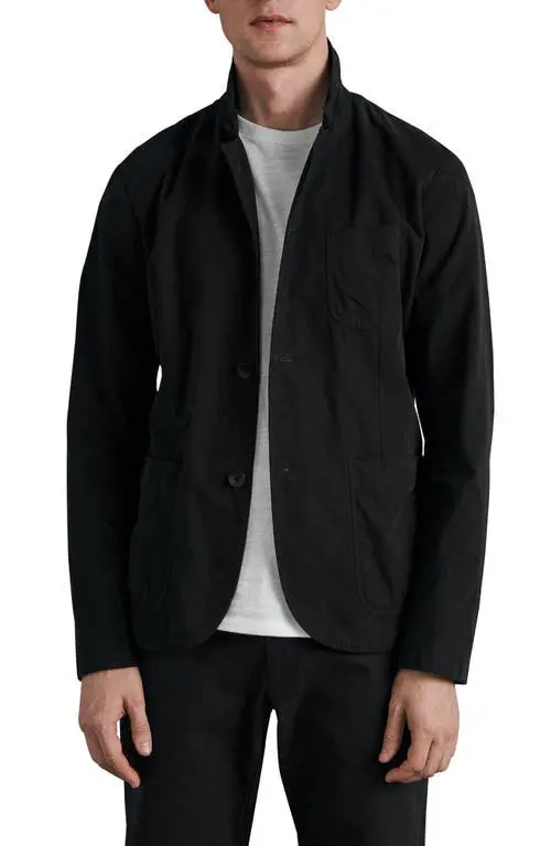 Rag & Bone Prospect Peached Cotton Jacket - Black