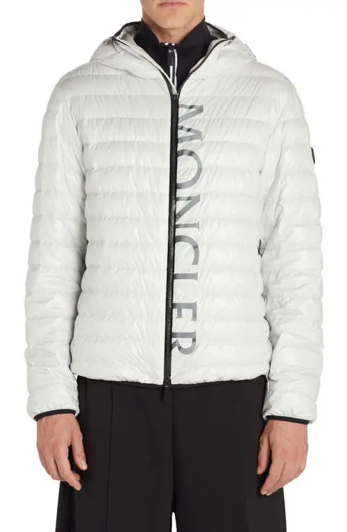 Moncler Lauzet Recycled Micro Ripstop Down Jacket - Ice