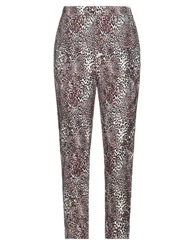 Elisabetta Franchi Leopard Print Tapered Pants - Beige