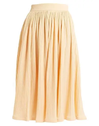 JIL SANDER Midi Flared Skirt - Orange
