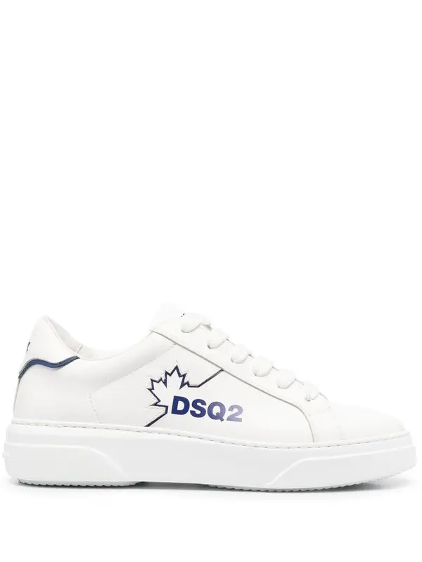 Dsquared2 Bumper Logo-print Sneakers - White