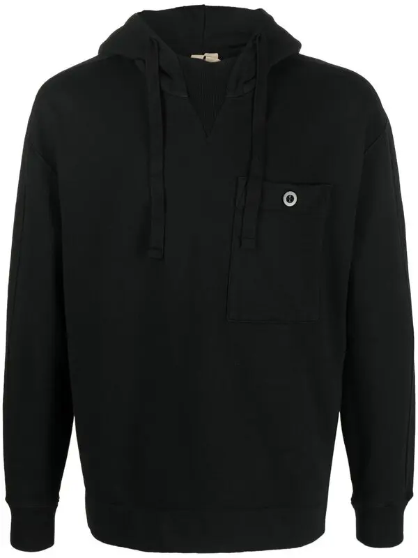 TEN C Patch-pocket Detail Hoodie