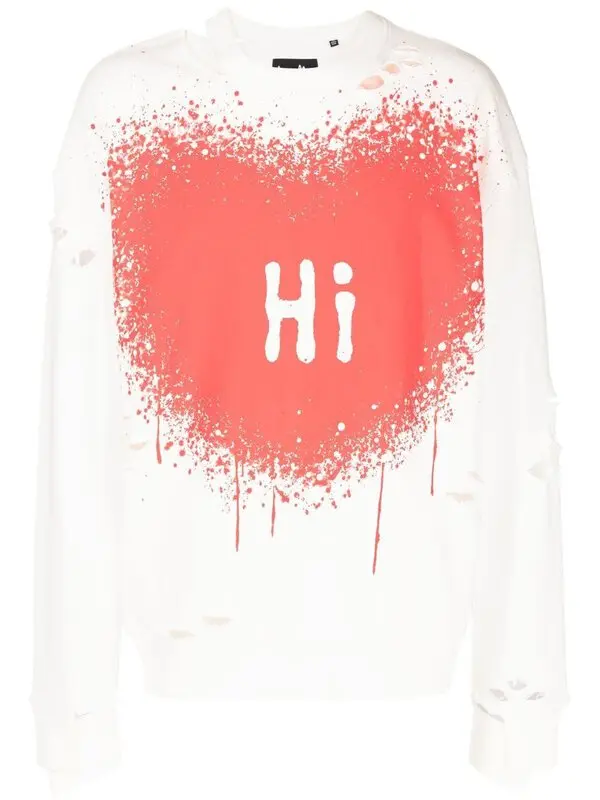 HACULLA. Hi Bye Cut-out Sweatshirt