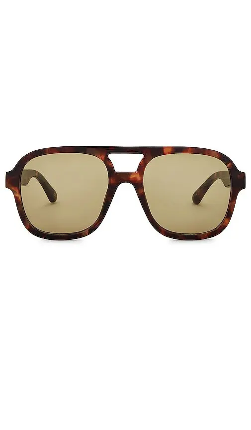 AIRE Whirlpool Sunglasses - Dark Tort & Khaki Tint