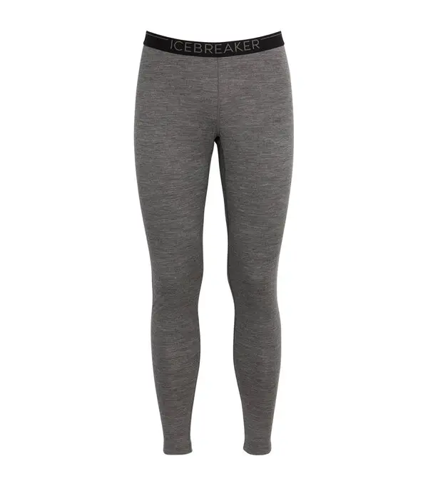 Icebreaker Merino Wool 200 Oasis Base Layer Leggings Grey