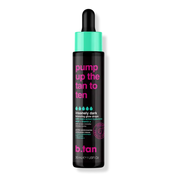 B.TAN Pump Up The Tan To Ten Bronzing Glow Drops