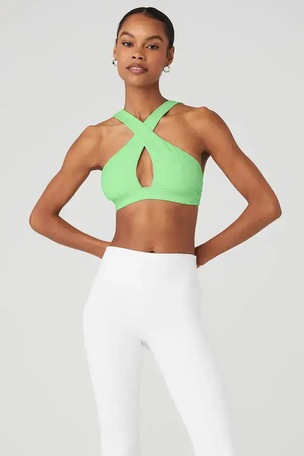 Buy Alo Yoga® Airbrush Destination Bra White At 30 Off Editorialist