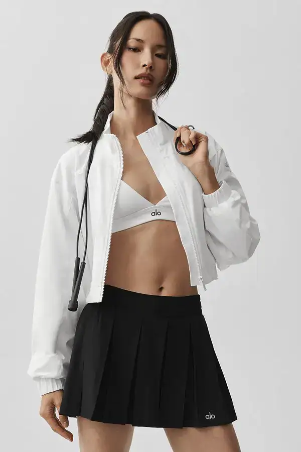 Alo Yoga Clubhouse Jacket - White | Editorialist