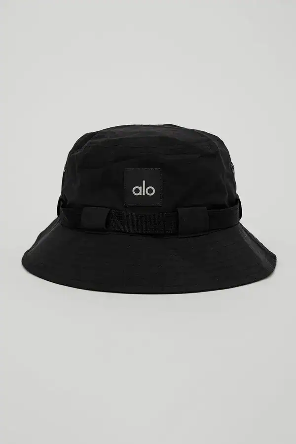Alo Yoga Undeniable Bucket Hat - Black | Editorialist