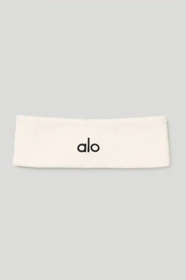 Alo Yoga Performance Ear Warmers - Ivory | Editorialist