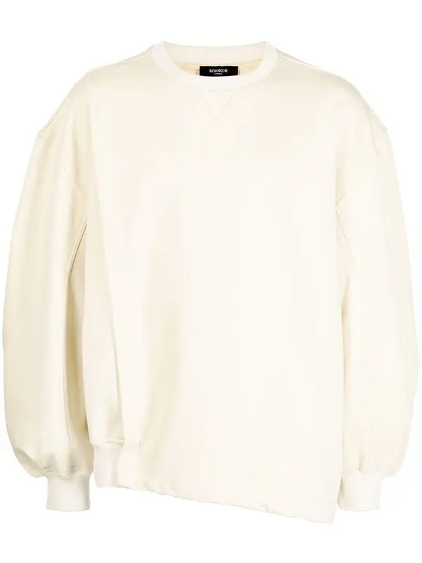 SONGZIO Asymmetric Crewneck Sweatshirt